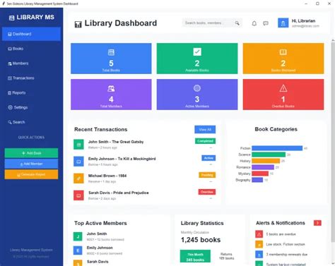 Building A Modern Library Management System Dashboard With Python
