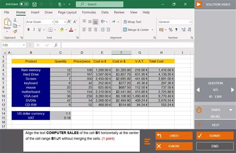 Sample Excel Assessment Test At Nicolas Brinson Blog
