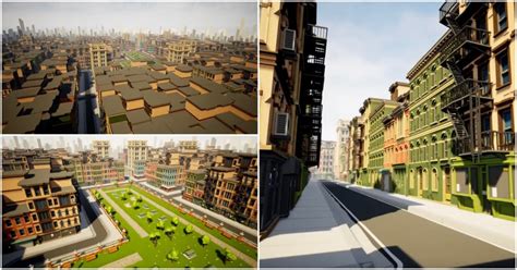 A Procedural City Generator Made With Houdini And Ue5