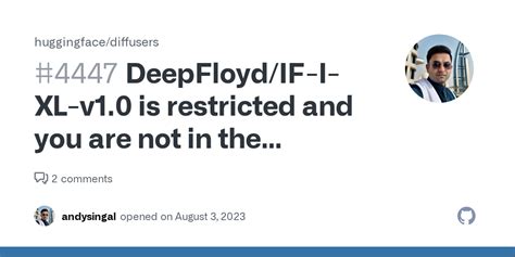 Deepfloydif I Xl V10 Is Restricted And You Are Not In The Authorized