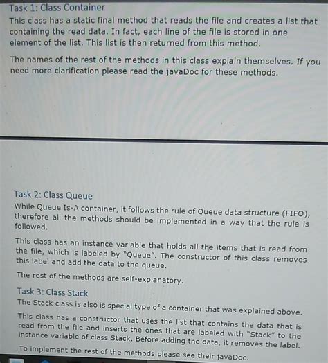 Solved Package Lab6 Import Javautil Import