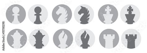 Chess Pieces Avatar Stock Vector Adobe Stock