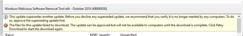 Win 10 Wsus Only Doesnt Work For Malicious Software Removal Tool ﻿ Windows 10