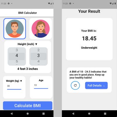 Github Hmoeedirfan Bmi Calculator Bmi Calculator Ui In Flutter