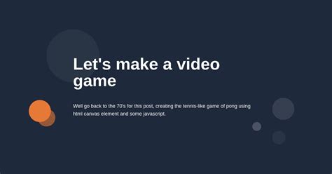 Lets Make A Video Game Fredrics Cyberspace