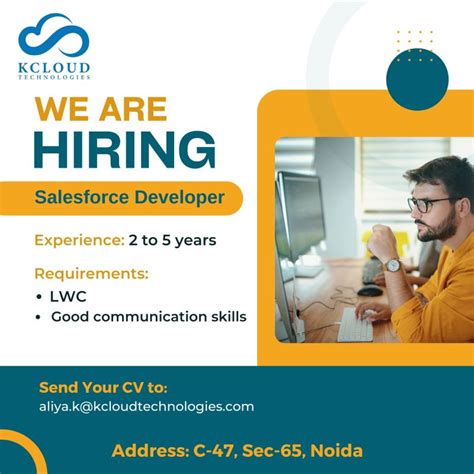 Salesforcedeveloper Hiringalert Kcloudtechnologies Salesforce Jobs