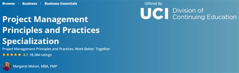 Coursera Project Management Principles And Practices Specialization