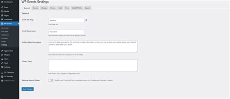 Simple Wp Events Wordpress Plugin
