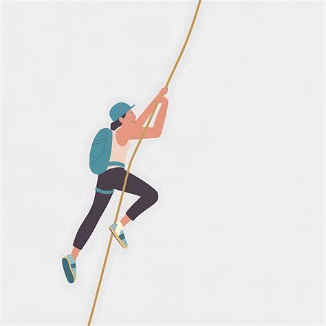 Premium Vector Climbing Illustration Vector