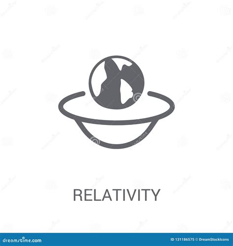 Relativity Icon Trendy Relativity Logo Concept On White Background