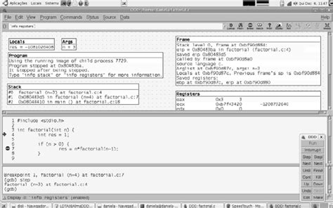executing the factorial function in ddd recursive call 2