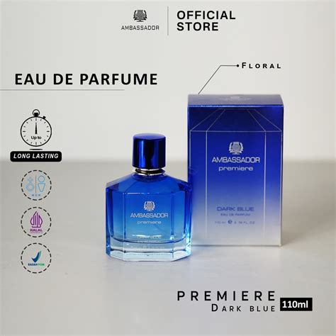 Jual Ambassador Eau De Parfume Premiere Dark Blue 110ml Shopee