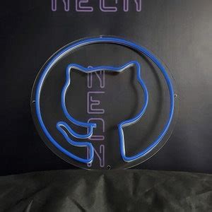 Github LED Neon Sign Etsy