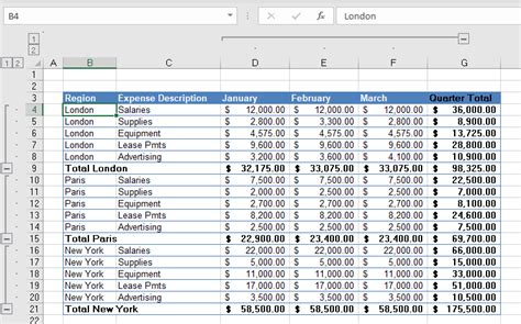 How To Create An Outline In Excel Google Sheets Automate Excel