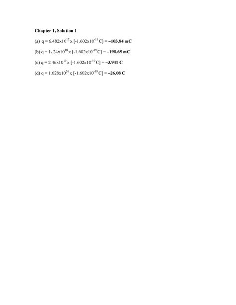 Chapter 1 Alexander`s Fundamentals Of Electric Circuits Ch 1 Solution