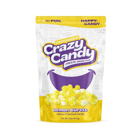 Lemon Bursts Freeze Dried Lemonheads Andersens Crazy Candy