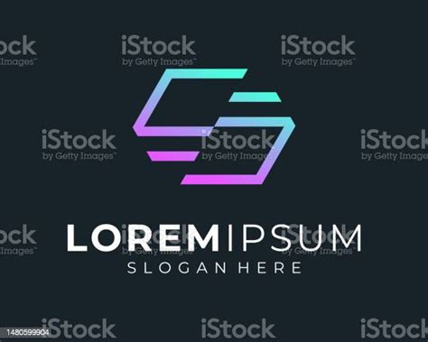 편지 Sc Cs 기술 디지털 미래 미래 현대 현대 모노그램 벡터 디자인 일러스트 레이 션 로고에 대한 스톡 벡터 아트 및 기타