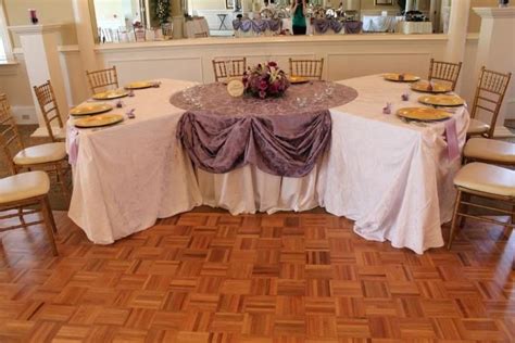 Intimate Head Table Set Up