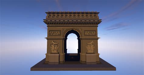 Arc De Triomphe De Paris Minecraft Map