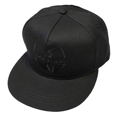 Wu Tang Black Logo Snapback Hat Nhhm Official Site