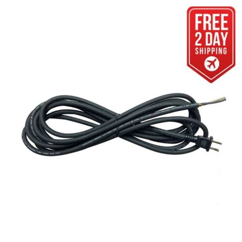 16 Feet 16 Awg Sjo 2 Wire 125 Volt Nema 1 15p Electrical Cord Ec162