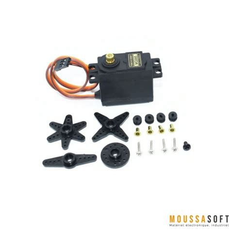 Mg995 Servomoteur Métallique 360 Degrés Moussasoft