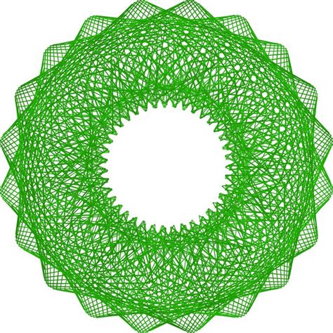Premium Vector Abstract Spirograph Element