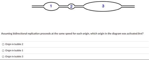 Solved Assuming Bidirectional Replication Proceeds At The Same Speed For Each Origin Which