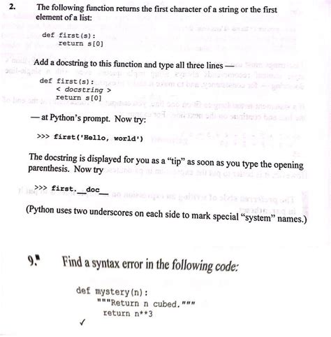 Solved The Following Function Returns The First Character Of Chegg