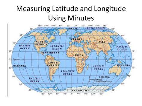 Measuring Latitude And Longitude Using Minutes Ppt Download