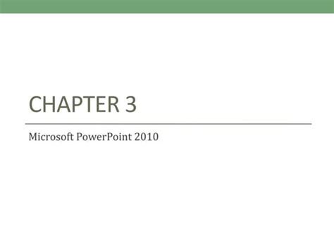 Microsoft Powerpoint Basics Ppt
