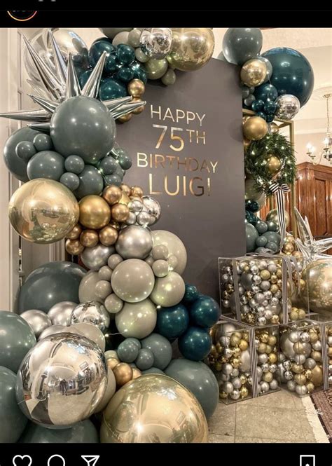 75th Birthday Color Theme