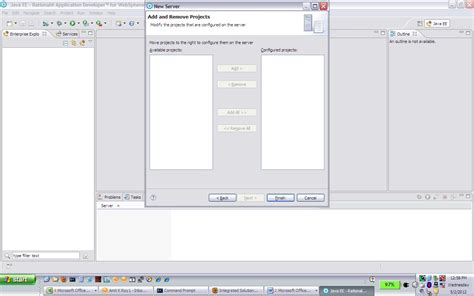 technical solution for you how to configure websphere in rad