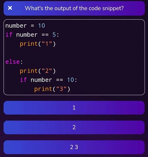 What Is The Output Of Following Python Code