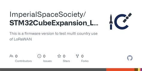 Github Imperialspacesocietystm32cubeexpansionlrwanv131 This Is A Firmware Version To