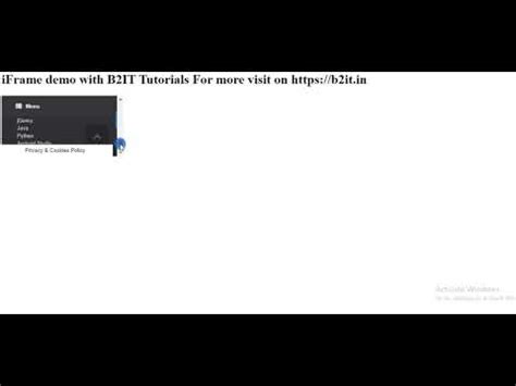 How To Use IFrame Tag In HTML Step By Step Guide YouTube