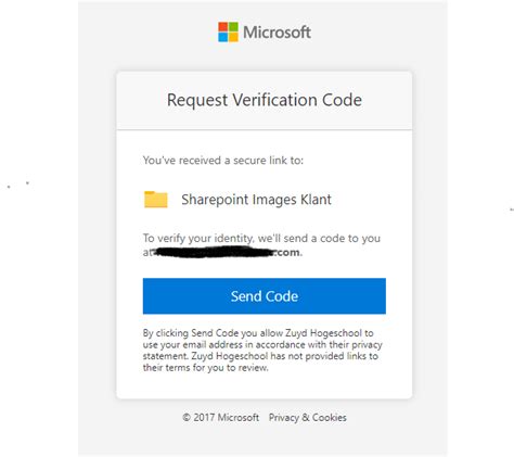 How To Get Access To Sharepoint With Verification Code R Webdev