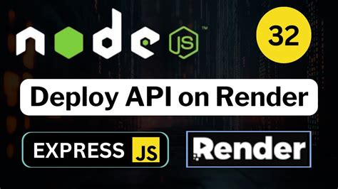 32 Deploy Api To Render Api Part 10 How To Deploy Api On Render In Hindi Youtube