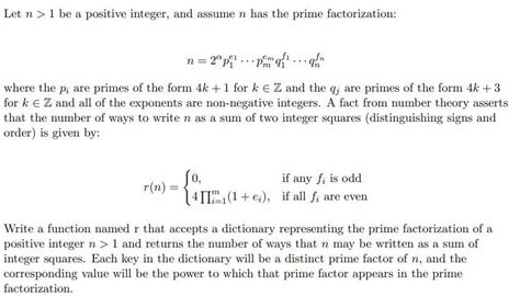Let N 1 Be A Positive Integer And Assume N Has The