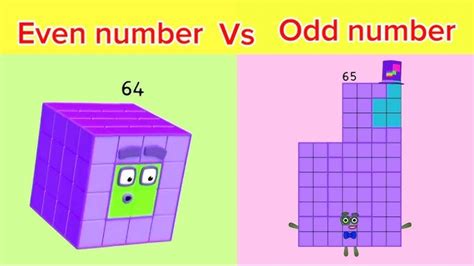 Numberblocks Learn To Count Even Numbers Youtube