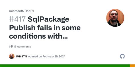 SqlPackage Publish Fails In Some Conditions With ISqlModelElement Identifier Part Cannot Be