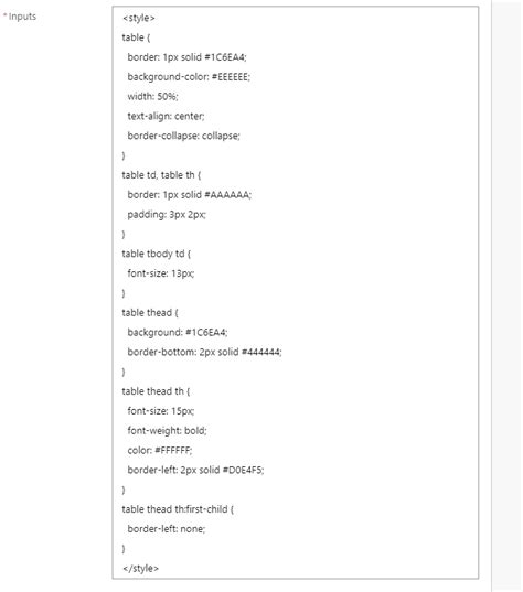 Html Changing The Color Of The First Row Of A Table Stack Overflow
