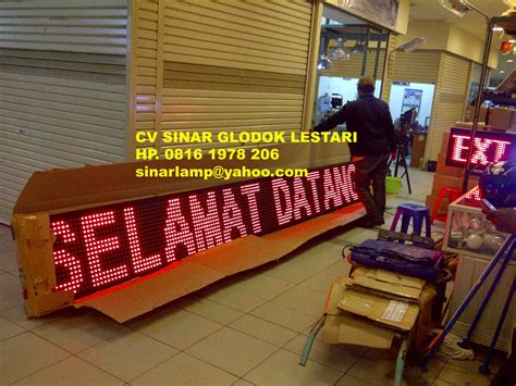 Running Text Video Tron Dan LED Display LED Display Running Text