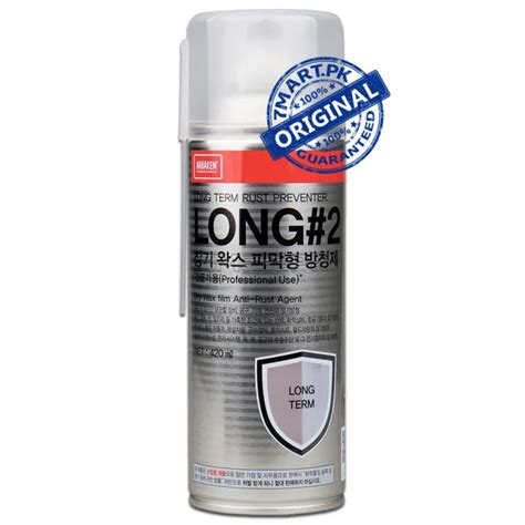 Long2 Heavy Duty Rust Preventer Spray 420ml Anti Rust Lubricant