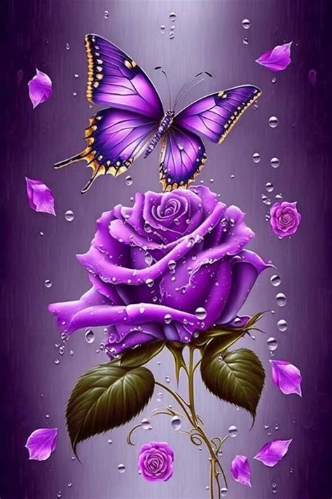 Pin By Melissa Lewis On Purple Passion Butterfly Wallpaper