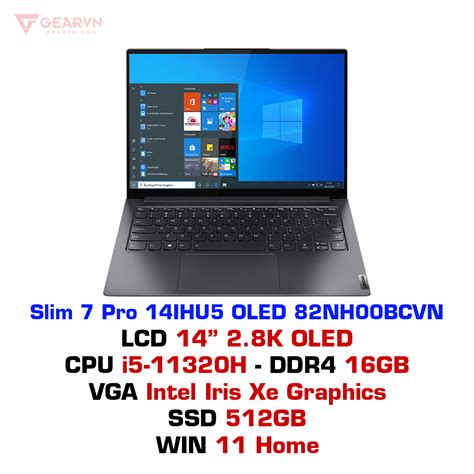 Laptop Lenovo Slim Pro Ihu Oled Nh Bcvn Gearvn Com