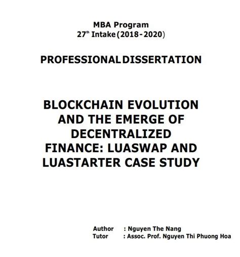 Nang Nguyen The On Linkedin Productdesign Computerscience Blockchain Fintech
