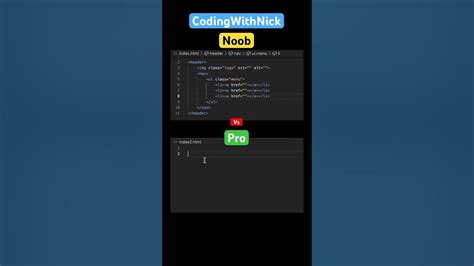 how beginners code vs how pros code 👶 ️👨‍💻 coding html5 css3