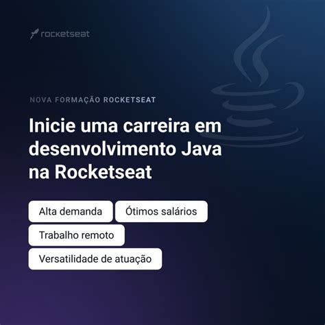 Rocketseat No Linkedin Rocketseat Java Desenvolvimentodesoftware Aprendizadoonline