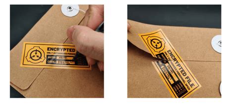 Scp Label Stickers Scp Foundation Shop Scp Label Stickers Scp Foundation Shop